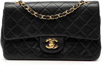 Chanel Hobo Bags - Small Classic Lambskin Double Flap - Gr. unisize - in Schwarz - f&uuml;r Damen