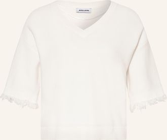 More & More More & More Pullover Mit 3/4-Arm weiss