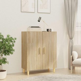 vidaXL Sideboard Sonoma-Eiche 70x34x90 cm Holzwerkstoff - Vidaxl