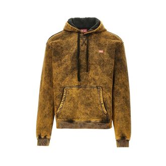 Diesel S-Normy-Raw Hoodie - - Sweatshirts & Hoodies - Herren - Braun - M