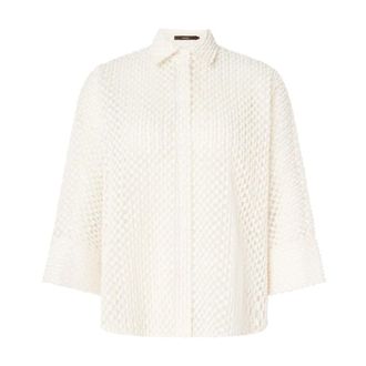 Windsor Loose Fit Bluse - - Blouses & Shirts - Damen - Beige - M