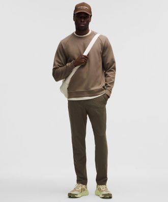 lululemon ABC Chino-Hose im Classic Fit Strukturiert f&uuml;r M&auml;nner - 81 cm - Gr&ouml;&szlig;e 28 in Olive Brown