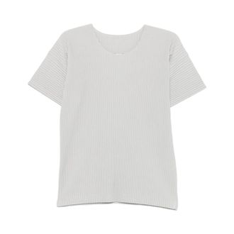 Issey Miyake Basics T-Shirt - - Tops - Herren - Grau - M
