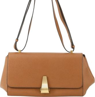 Bottega Veneta sac porté épaule The Angle Bag (2012-2025) - Marron