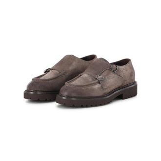 Doucal's Monkstrap aus Veloursleder