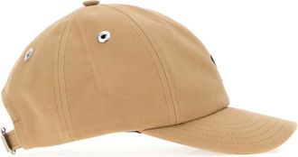 Ami Womens Camel Cotton Baseball Cap Beige Mastic Cappelli E Fasce Per Capelli Hat