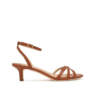 Ralph Lauren Femme, Chaussures, Brun, Taille: 39 EU Kendyl Nappa Leather Sandal