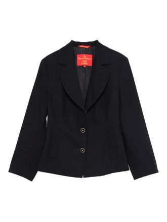 Vivienne Westwood blazer &agrave; simple boutonnage (ann&eacute;es 1990) - Noir
