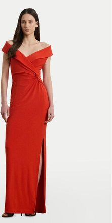 Lauren Ralph Lauren Abendkleid 253863940024 Orange Slim Fit