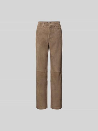 Rotate Stoffhose aus echtem Ziegenvelours