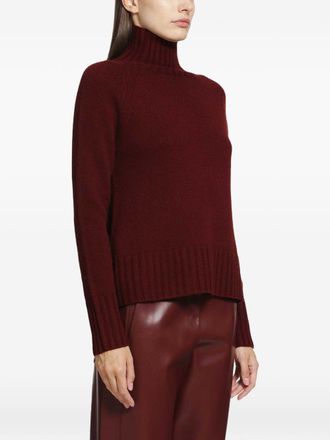 Max Mara Womens Sweater Smmmantova Wool And Cashmere Bordeaux