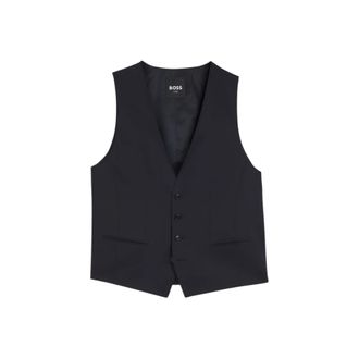 HUGO BOSS H-Huge-Vest-B1.401 - Homme - Costumes - Bleu - Taille: 2XL