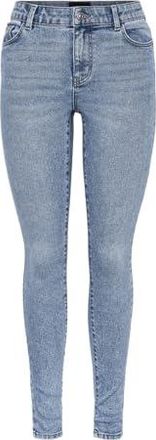 Pieces Pcdana MW Skinny Lb302 Noos, Bleu Jeans Clair, XL / 30L Femme
