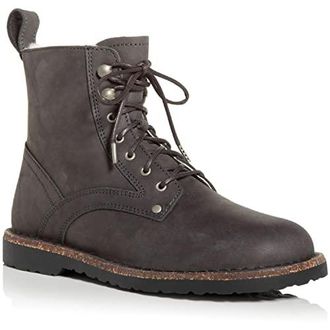 Birkenstock Womens Bryson Shearling Boot, Graphite Suede, 37 N EU