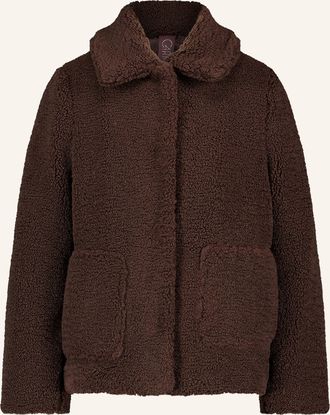 Cartoon Cartoon Teddyfell-Jacke braun
