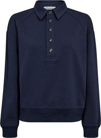 Co'Couture Femme, Tops, Bleu, Taille: 40 FR DengiCC Polo Sweat