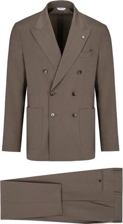 Manuel Ritz Homme, Costumes, Brun, Taille: XL Abito