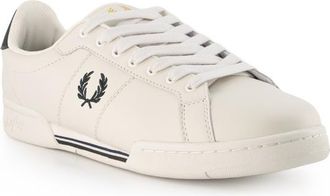 Fred Perry Herren Sneaker wei&szlig; Glattleder