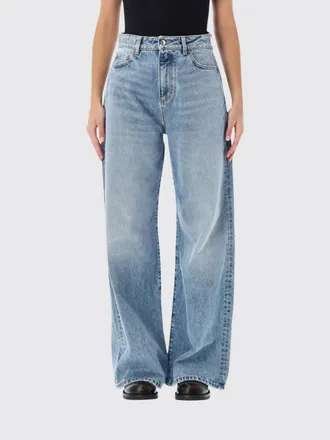 Icon Denim Los Angeles Mid-Rise Wide Leg Jeans Debby von aus Baumwolldenim