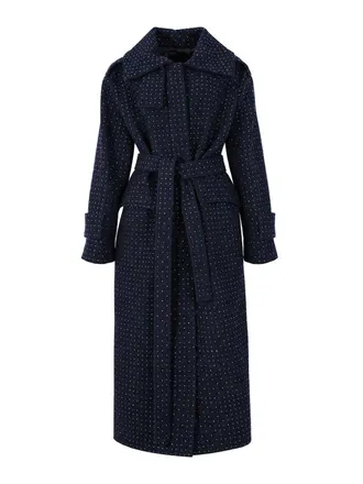 Pinko Langer Mantel - Blau