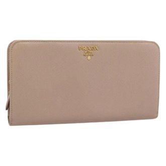 Prada Portefeuille long vintage Pre-owned - Femme - Pre-owned - Rose - Taille: ONE Size