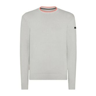 Roberto Ricci Design Rrd, Homme, Pulls, Gris, Taille: M Jersey de coton Slim Fit