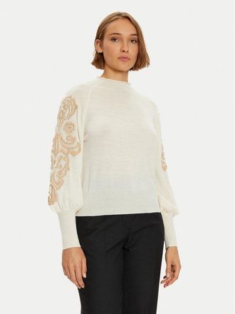 Luisa Spagnoli Pullover Minucias 58569 &Eacute;cru Regular Fit