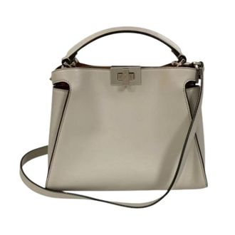 Fendi Sac &agrave; main en tissu Pre-owned - Femme - Pre-owned - Gris - Taille: ONE Size