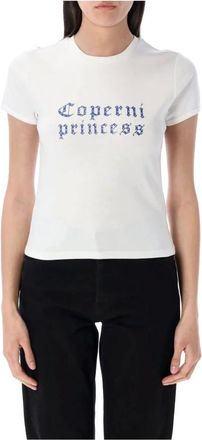 Coperni Femme, Tops, Blanc, Taille: 42 FR Princess Graphic T-Shirt