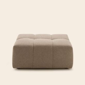 Madura Pouf Modulable Uberto Glory taupe - MARRON