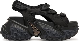Buffalo Sandalen Buffalo Cerbo Sandal Track 1602366 Schwarz