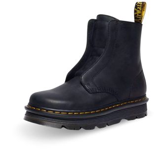 Dr. Martens Herren Zebzag Laceless Black Wyoming Platform, Schwarz, 40 EU