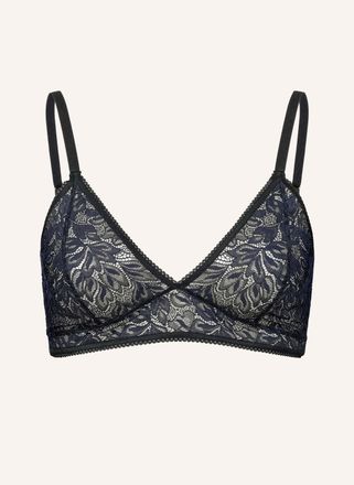 erlich textil Erlich Textil Iconic Lace B&uuml;gelloser Triangel Bh Mittlerer Halt Aus Nachhaltiger Spitze - Verstellbare Tr&auml;ger schwarz