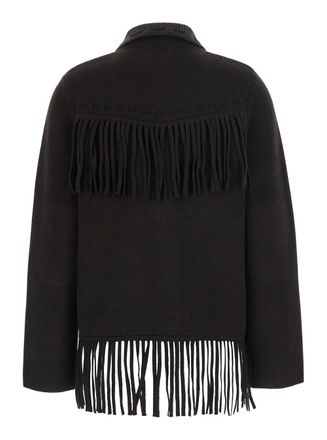Guest In Residence Fringed Leather Jacket - Brown