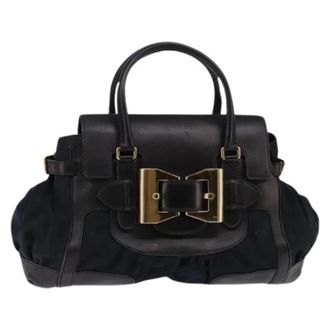 Gucci Pre-owned Canvas Handtasche - - Pre-owned - Damen - Schwarzk - ONE SIZE