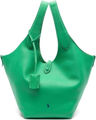 Polo Ralph Lauren Femme, Sacs, Vert, Taille: ONE Size Play Medium Tote