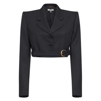 Chlo&eacute; Cropped Spencer Jacket - - Jackets - Damen - Schwarzk - XS