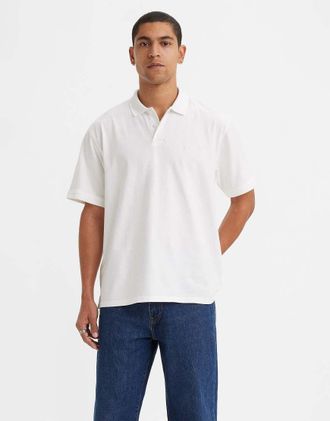 Levi's Authentic - Niagara Mist - Polo teint - Blanc