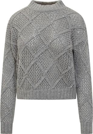 Max Mara Femme, Pulls, Gris, Taille: 42 FR Pull Pilade