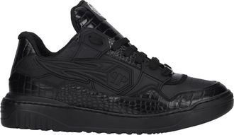 Philipp Plein Homme, Chaussures, Noir, Taille: 42 EU Moon Walker Low-Top Baskets