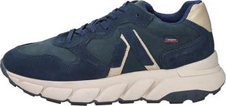 Callaghan 63800 Chaussures de sport en nubuck Bukaro pour homme Rock, bleu marine, 42 EU