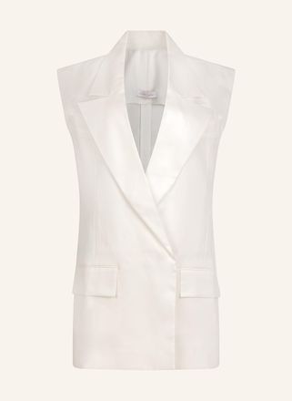 Helene Galwas Oversized-Weste Aus Festem Ivy weiss
