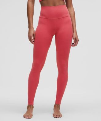 lululemon Align Hose mit hohem Bund f&uuml;r Frauen - 79 cm - Gr&ouml;&szlig;e 14 in Desert Red