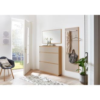 Voss home24 Schuhkipper V100 121cm Braun/Taupe