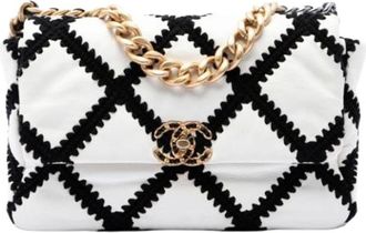 Chanel Pre-owned 19 Flap Bag - Femme - Pre-owned - Blanc - Taille: ONE Size