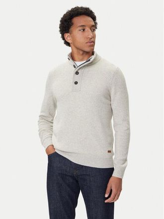 Barbour Pullover Patch Half Zip MKN0585BE14 Beige Regular Fit