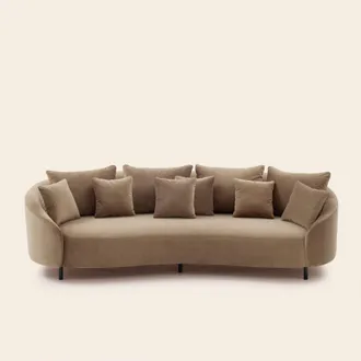 Madura Canap&eacute; 3 Places Julika Opal beige chaud - BEIGE