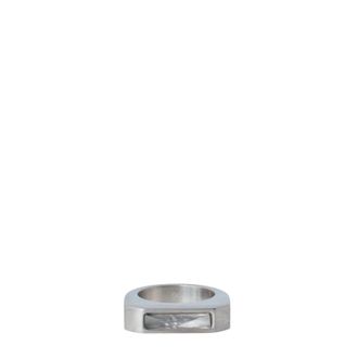 Rick Owens Pyramid Palladium Messing Ring - - Accessories - Damen - Grau - 58 MM