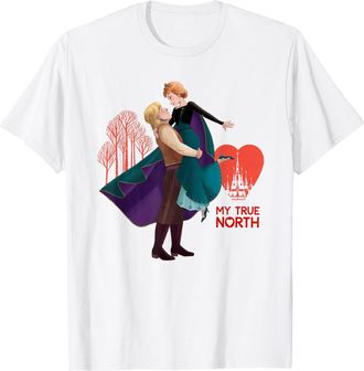 Disney Frozen Valentines Day Kristoff & Anna, My True North T-Shirt
