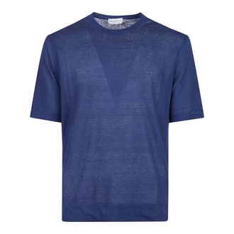 Ballantyne Homme, Pulls, Bleu, Taille: S T-Shirt Maille Simple